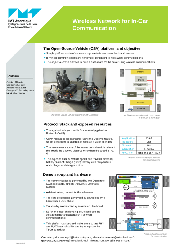 (PDF) Wireless Network for In-Car Communication