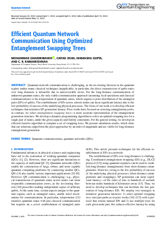 (PDF) Efficient Quantum Network Communication Using Optimized ... (PDF) Efficient Quantum Network Communication Using Optimized ...
