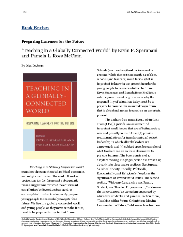 (PDF) Preparing Learners for the Future