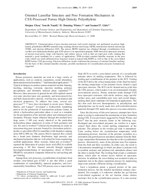 (PDF) Oriented Lamellar Structure and Pore Formation Mechanism in CSX-Processed Porous High ...