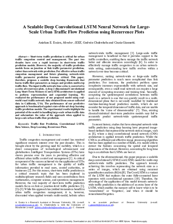 Pdf A Scalable Deep Convolutional Lstm Neural Network For Large Scale