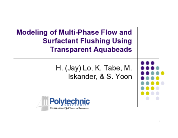 (PDF) Modeling of multi-phase flow and surfactant flushing using transparent aquabeads