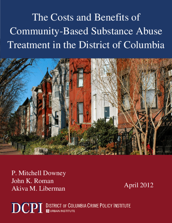 (PDF) The Costs and Benefits of Community-Based Substance Abuse ...