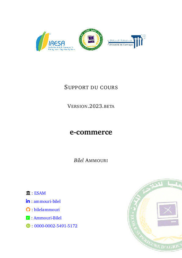 (PDF) E commerce