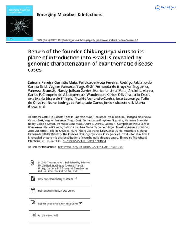 (PDF) Emerging Microbes & Infections