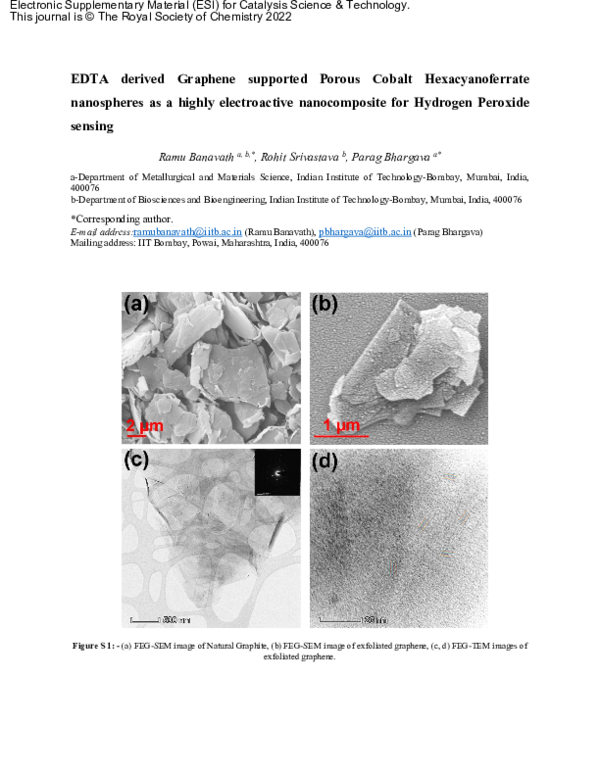 (PDF) EDTA derived graphene supported porous cobalt hexacyanoferrate ...