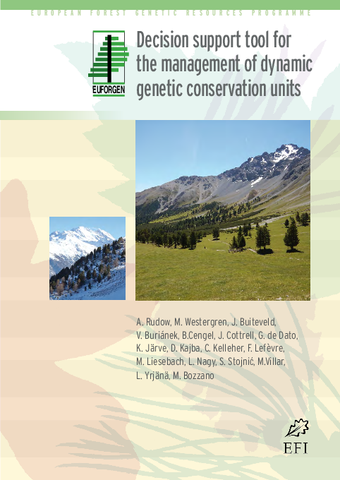 (PDF) Decision support tool for the management of dynamic genetic conservation units