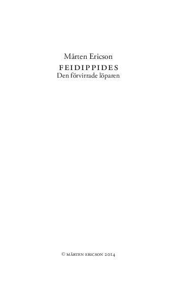 (PDF) Feidippides - Den förvirrade löparen