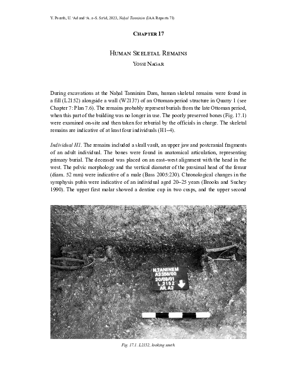 (PDF) Human Skeletal Remains