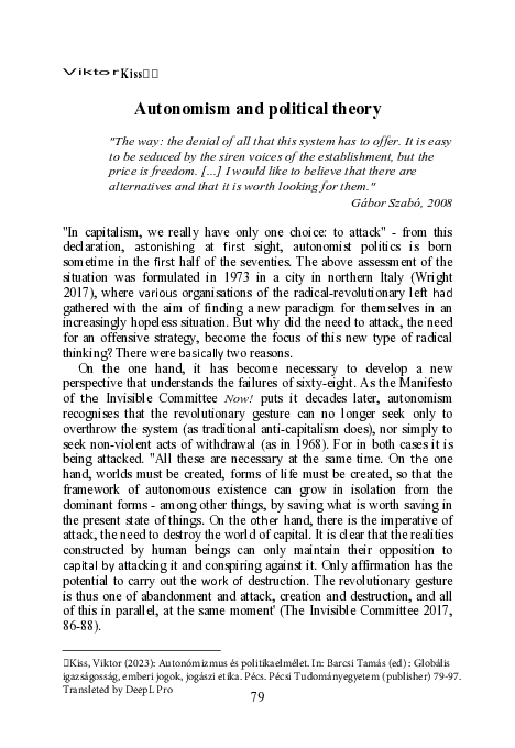 (PDF) Autonomism and Political Theory