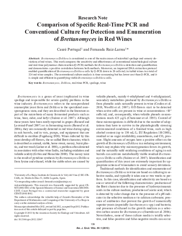 Pdf Comparison Of Specific Real Time Pcr And Conventional Culture For