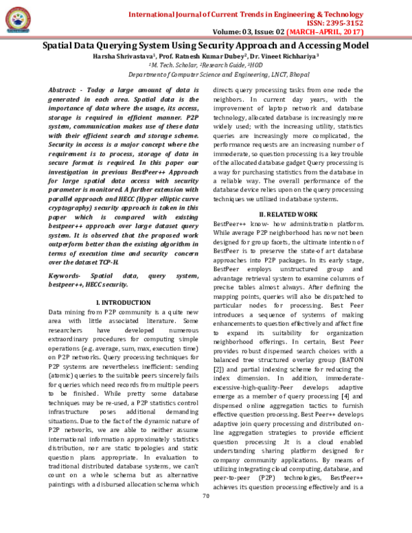 (PDF) Spatial Data Querying System Using Security Approach and Accessing Model