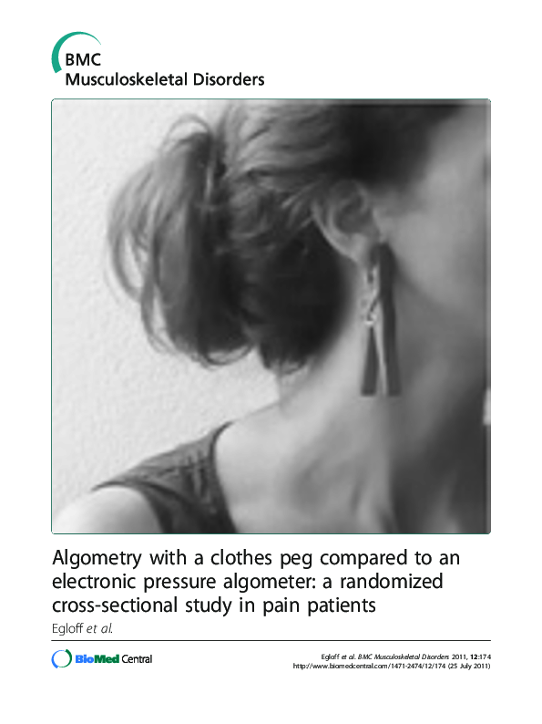 (PDF) Algometry with a clothes peg compared to an electronic pressure ...