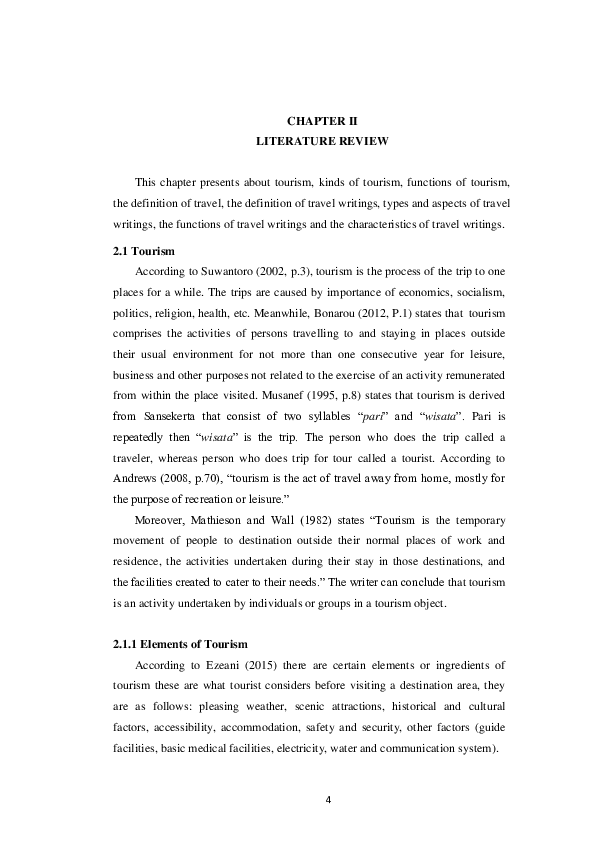 Pdf The Characteristics Of Travel Writings In The Blogs Ofthe Trinity