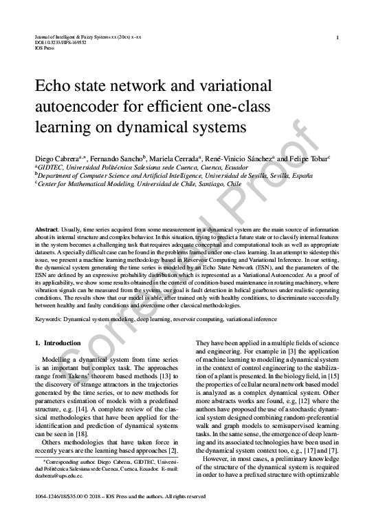 (PDF) Echo state network and variational autoencoder for efficient one-class learning on ...