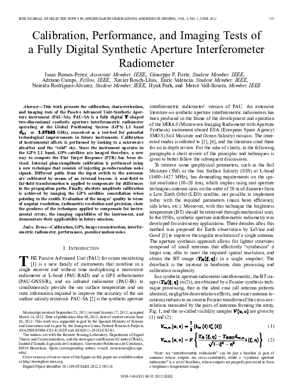 Pdf Calibration Performance And Imaging Tests Of A Fully Digital