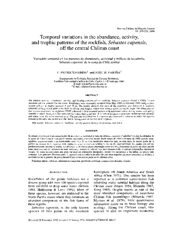 (PDF) Temporal variations in the abundance, activity, and trophic ...