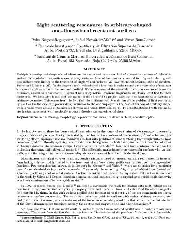 (PDF) Light scattering resonances in arbitrarily shaped one-dimensional ...