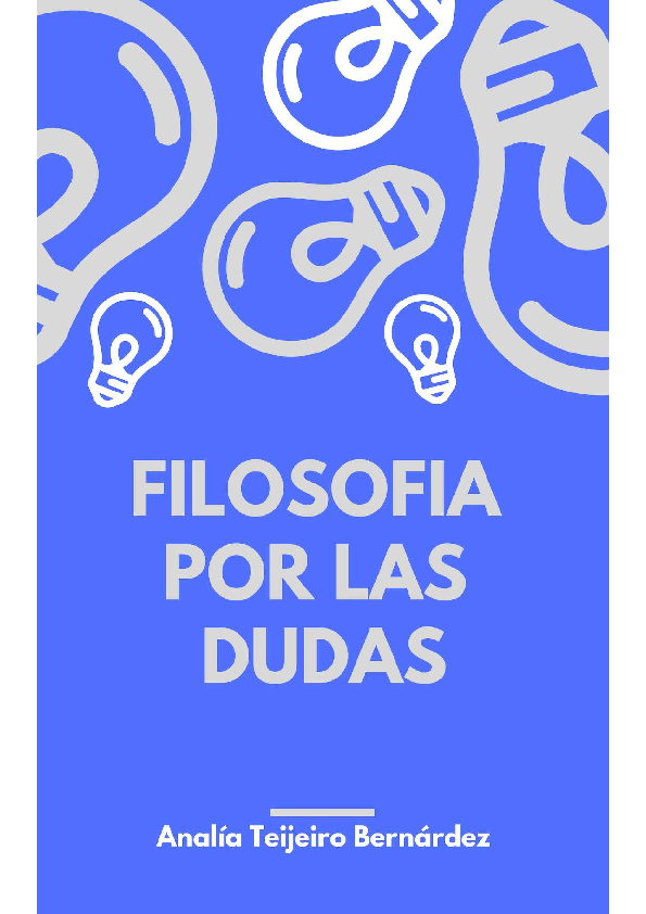 (PDF) Filosofia por las dudas