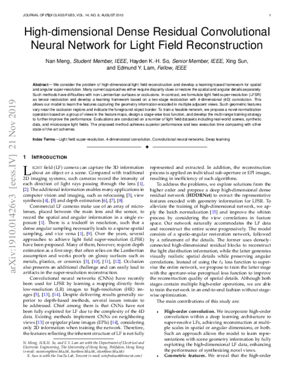 (PDF) High-Dimensional Dense Residual Convolutional Neural Network for ... (PDF) High-Dimensional Dense Residual Convolutional Neural Network for ...