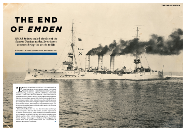 (PDF) The end of Emden: HMAS Sydney sealed the fate of the famous ...