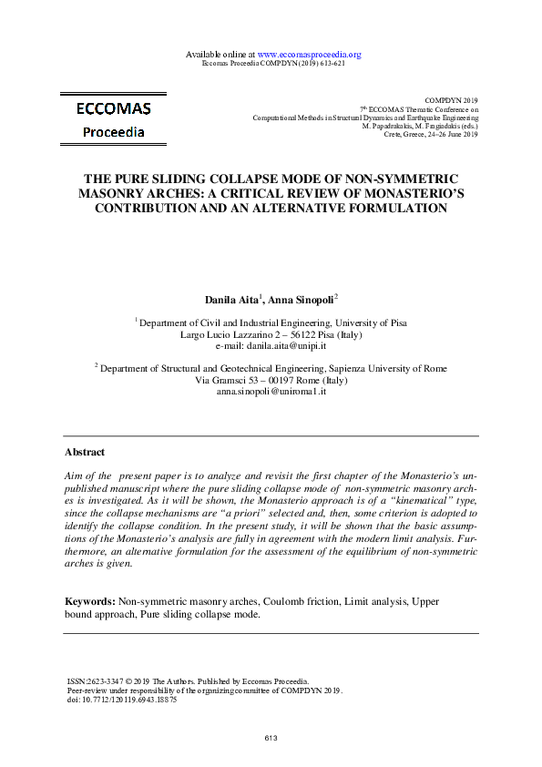 (PDF) Analytical and Numerical Analysis on the Collapse Mode of ...