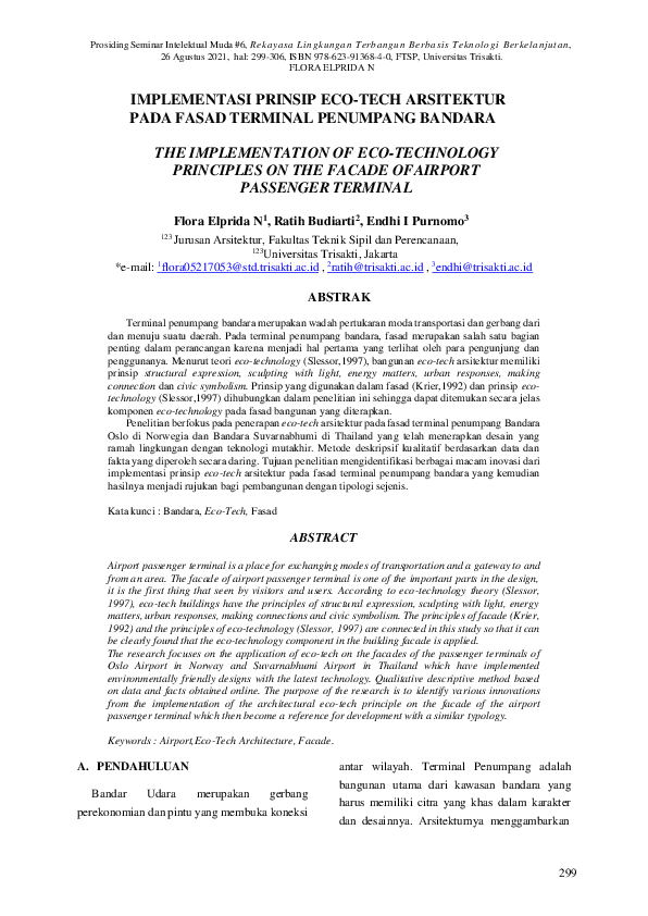 (PDF) Implementasi Prinsip Eco-Tech Arsitektur Pada Fasad Terminal ...