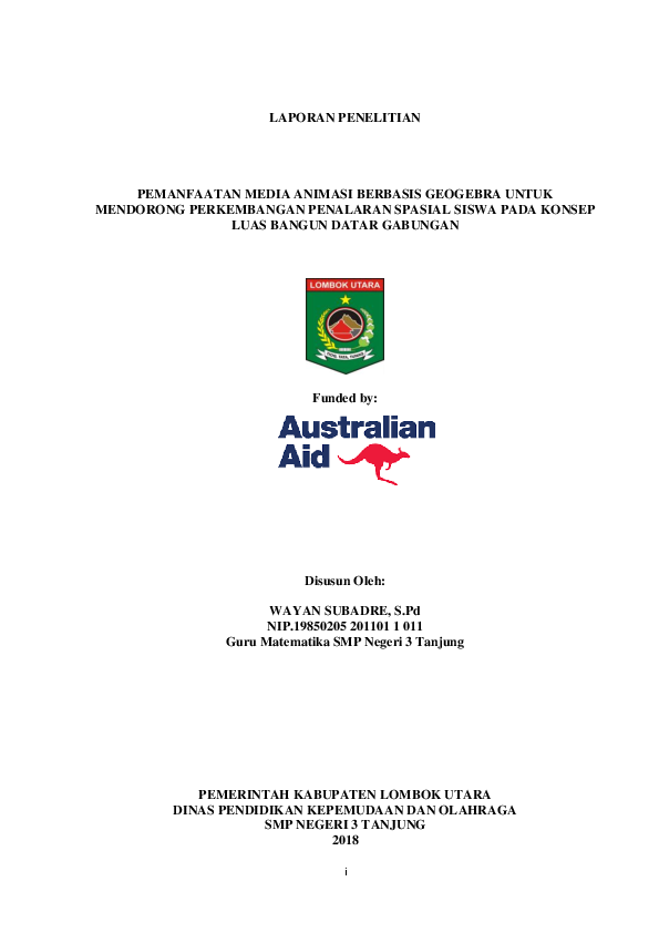 (PDF) Pemanfaatan Media Animasi Berbasis Geogebra untuk Mendorong ...
