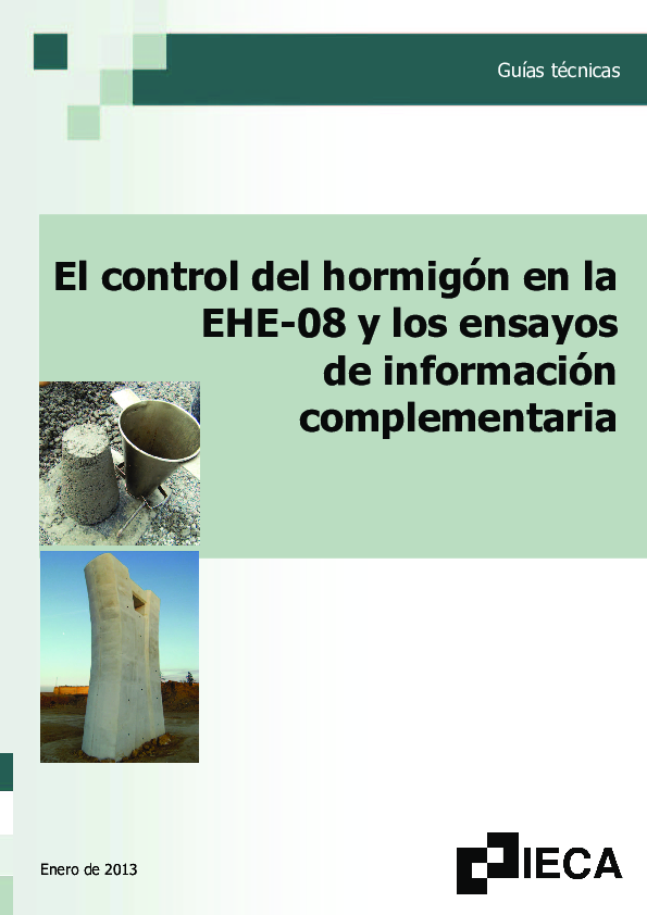 (PDF) El control del hormigon en la EHE 08