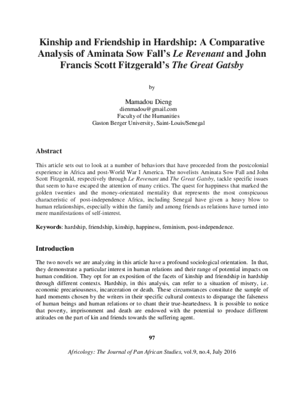 (PDF) Kinship and Friendship in Hardship: A Comparative Analysis of ...