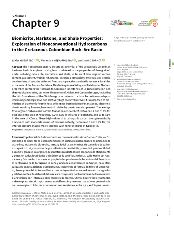 (PDF) Biomicrite, Marlstone, and Shale Properties: Exploration of Nonconventional Hydrocarbons ...