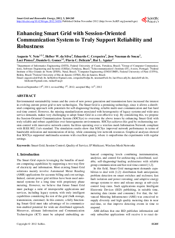 (PDF) Enhancing Smart Grid with Session-Oriented Communication System to Truly Support ...