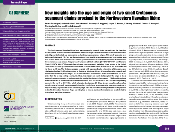 (PDF) New insights into the age and origin of two small Cretaceous ...