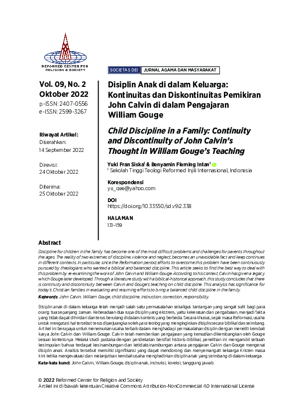 (PDF) Disiplin Anak di dalam Keluarga