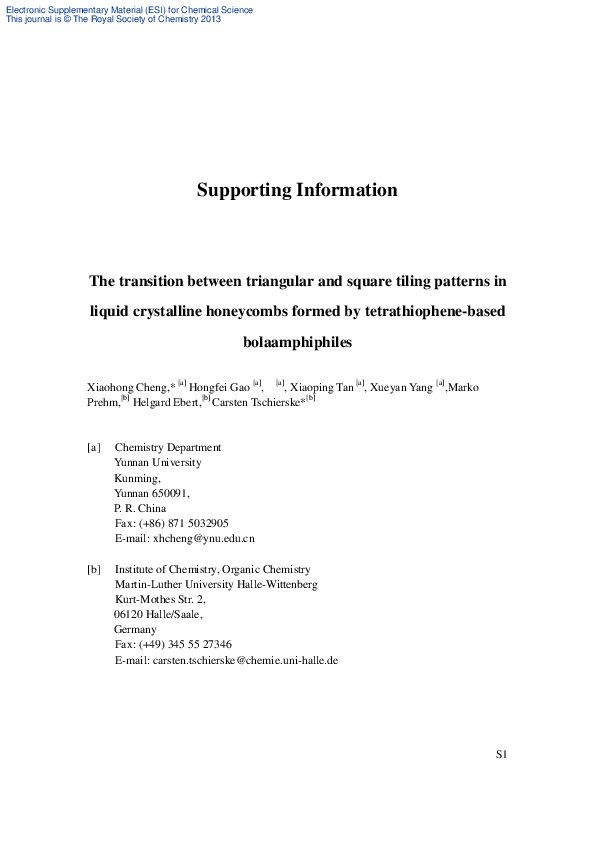 (PDF) Transition between triangular and square tiling patterns in liquid-crystalline honeycombs ...