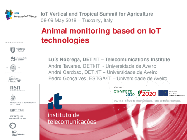 (PDF) Animal monitoring based on IoT technologies | Luis Nobrega ...
