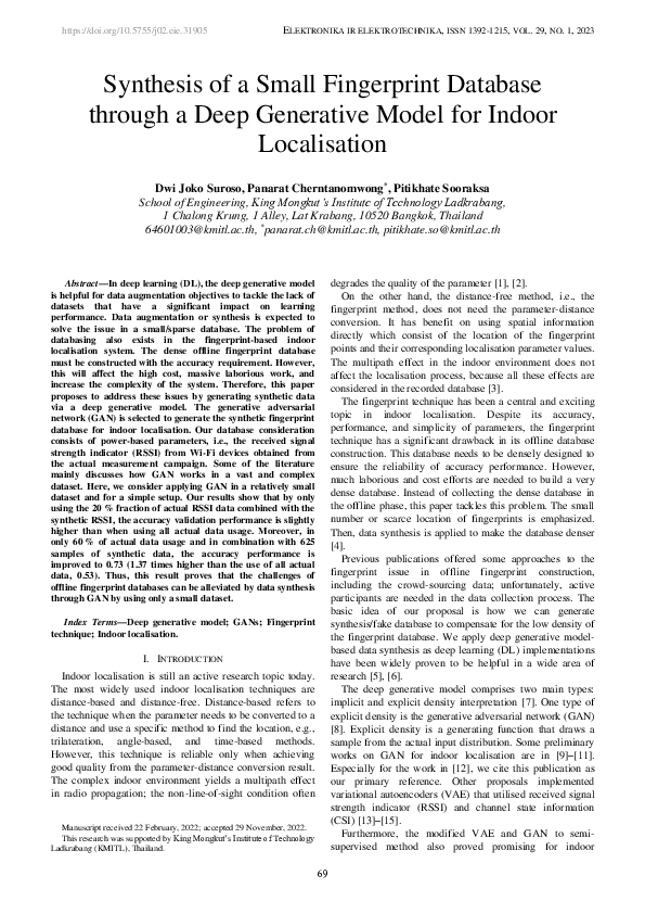 (PDF) Synthesis of a Small Fingerprint Database through a Deep ...