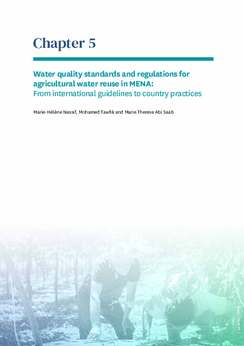 (PDF) Water quality standards and regulations for agricultural water ...