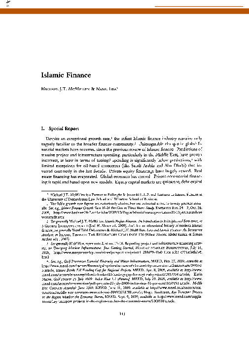(PDF) Islamic Finance