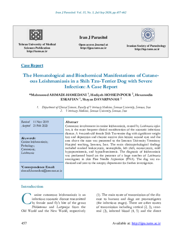 (PDF) The Hematological and Biochemical Manifestations of Cutane-ous ...