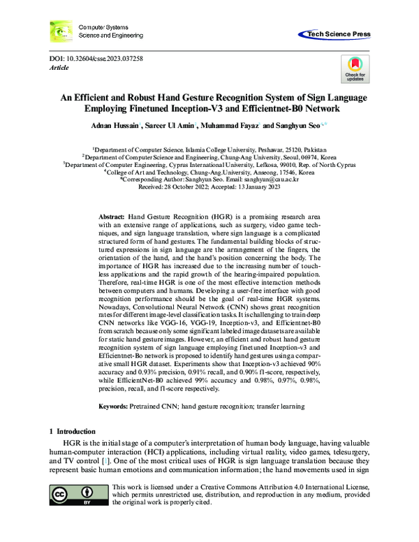 (PDF) An Efficient and Robust Hand Gesture Recognition System of Sign Language Employing ...