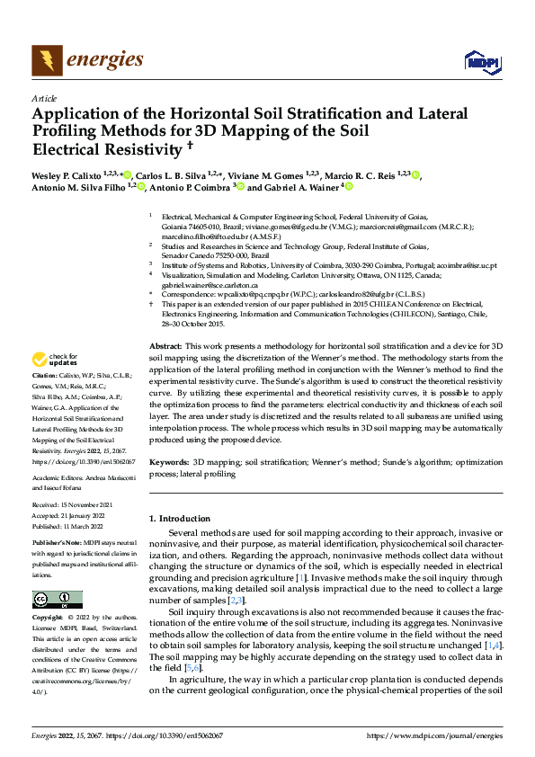 (PDF) Application of the Horizontal Soil Stratification and Lateral ...