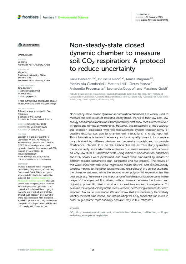 (PDF) Non-steady-state closed dynamic chamber to measure soil CO2 ...