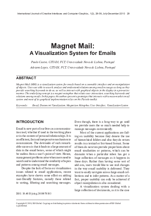 (PDF) Magnet Mail