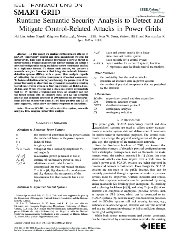 (PDF) Runtime Semantic Security Analysis to Detect and Mitigate Control ...