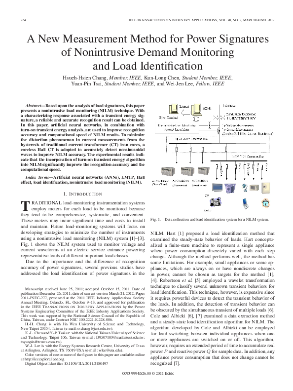 (PDF) A New Measurement Method for Power Signatures of Nonintrusive Demand Monitoring and Load ...