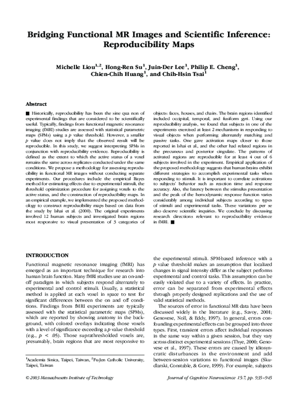 (PDF) Bridging Functional MR Images and Scientific Inference ...
