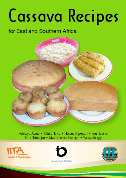 (PDF) Cassava recipes for east and southern Africa