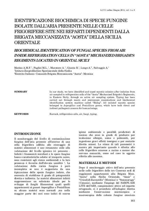 (PDF) Biochemical Identification of Fungal Species from Air Inside ...