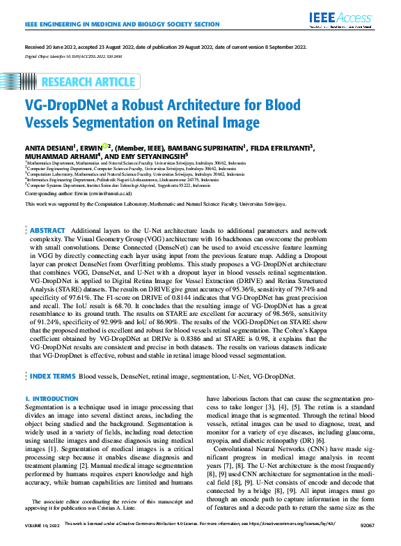 (PDF) VG-DropDNet a Robust Architecture for Blood Vessels Segmentation ...